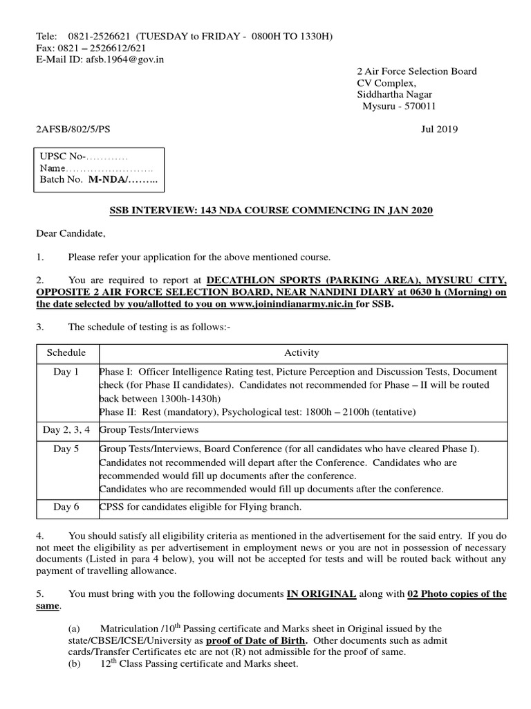 NDA 143 Call Letter | PDF | Glasses