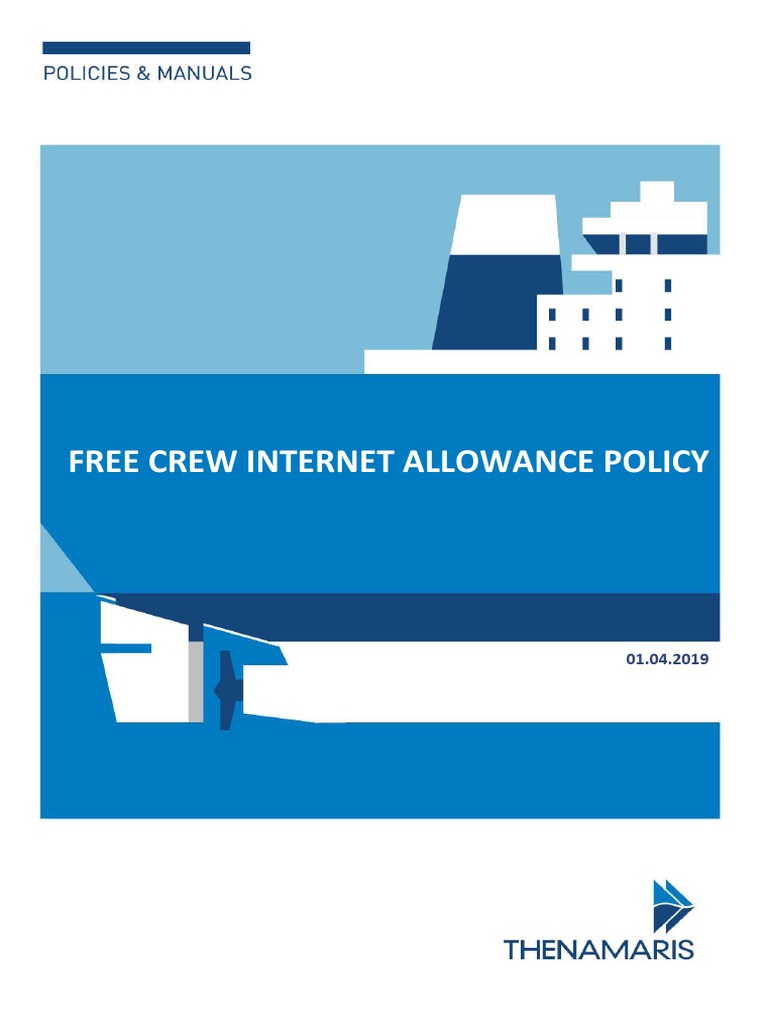 Free Crew Internet Allowance Policy PDF | PDF | Password | Sailor