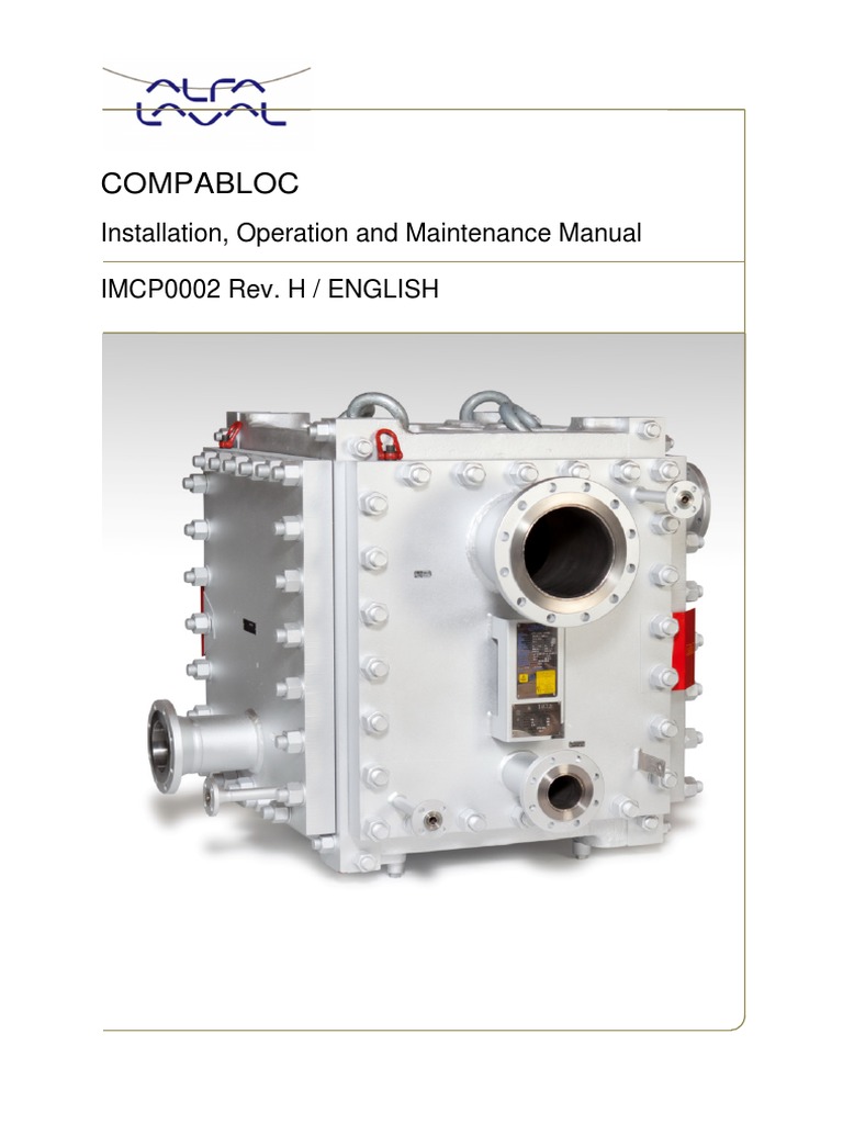 COMPABLOC Cooler | PDF | Leak | Pump