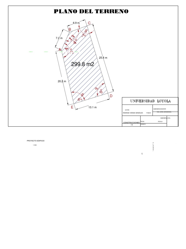 Plano Del Terreno | PDF