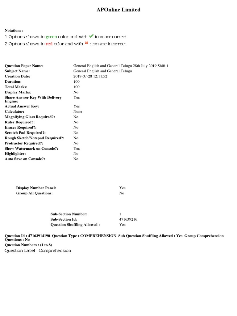 Ge GT | PDF | Multiple Choice | Tests