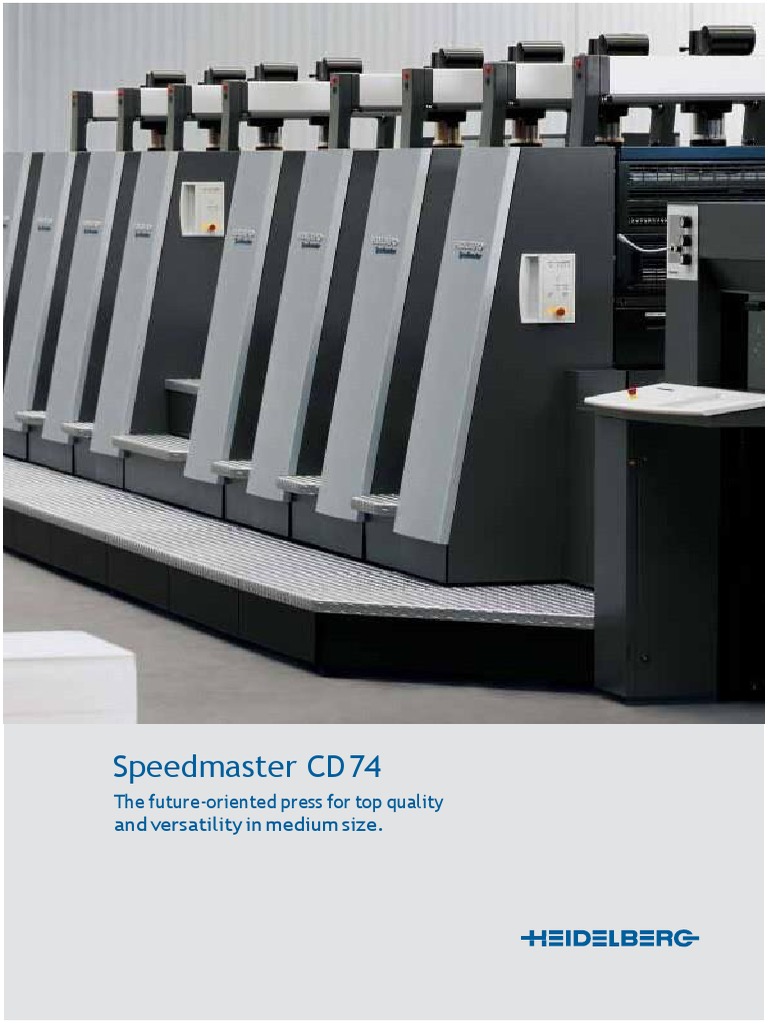 CD74 Product Brochure 1 | PDF | Printing | Automation