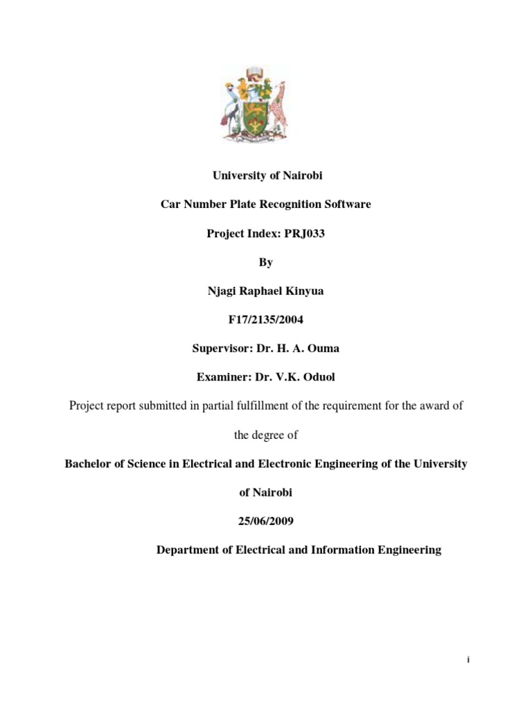 Car Number Plate Recognition Software | PDF | Image Segmentation | Imaging