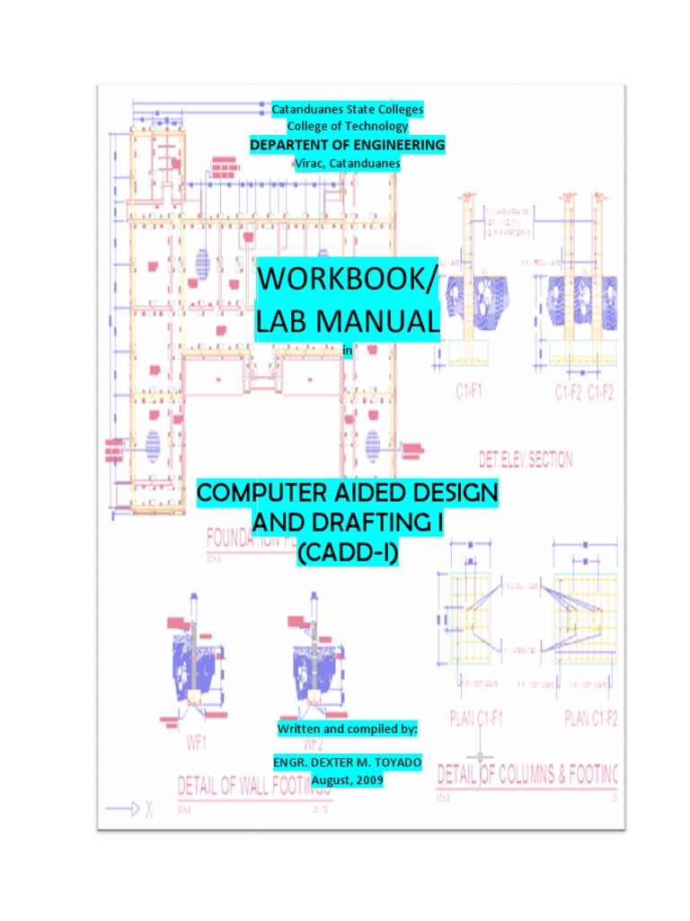 Workbook/ LAB Workbook/ Lab Manual: Computer Aided Design and Drafting I Computer Aided Design ...