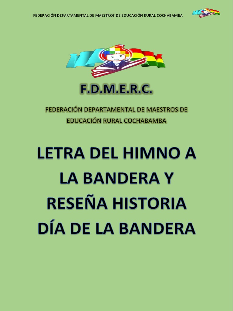 Reseña Historica y Letra Himno A La Bandera | PDF | Bandera | Los símbolos