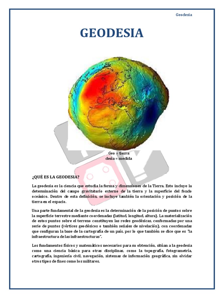 Geodesia - Conceptos | PDF | Geodesia | Ecuador