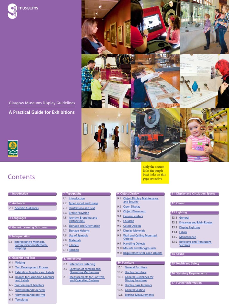 A Practical Guide For Exhibitions: Glasgow Museums Display Guidelines ...