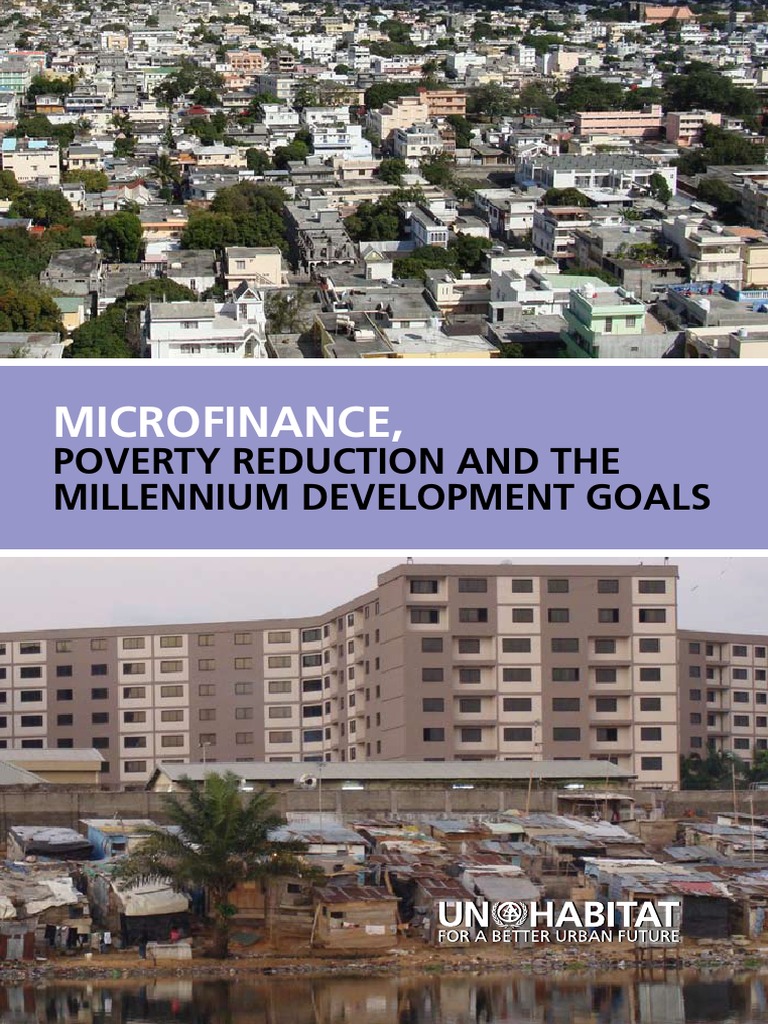 Microfinance,: Poverty Reduction and The Millennium Development Goals ...