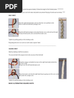 Knot Chart | PDF | Knot | Rope