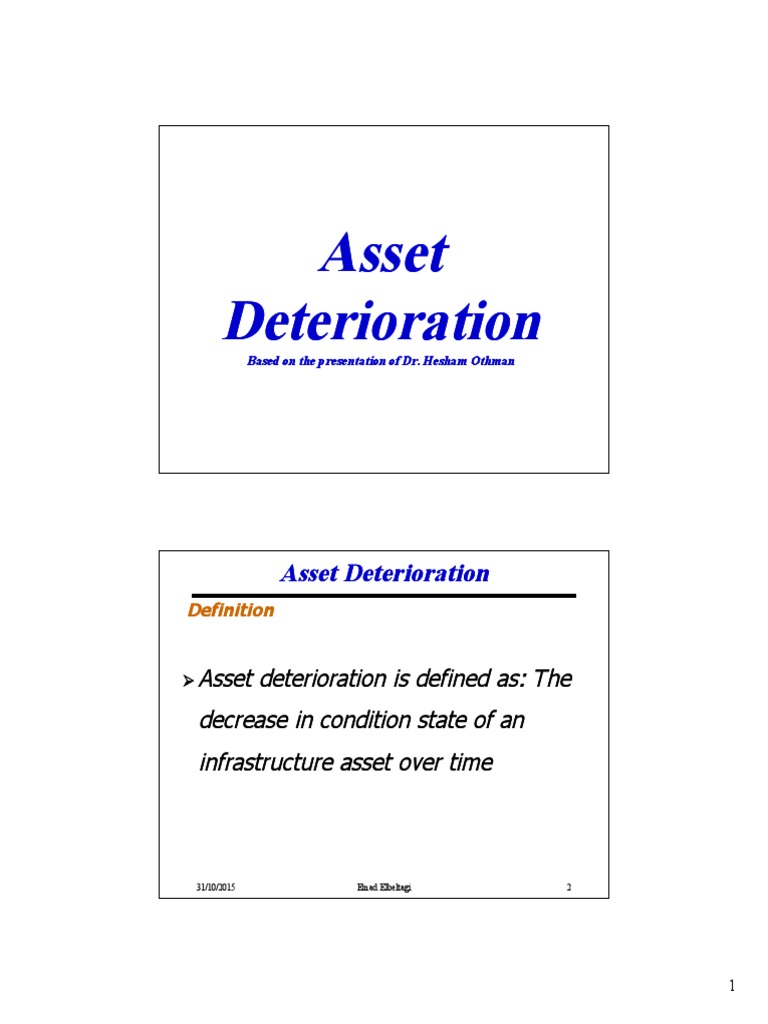 Modeling Infrastructure Asset Deterioration Using Stochastic and ...