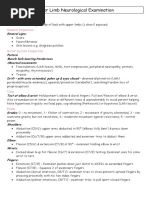 Upper Limb Neurological Examination OSCE Checklist Geeky Medics | PDF ...