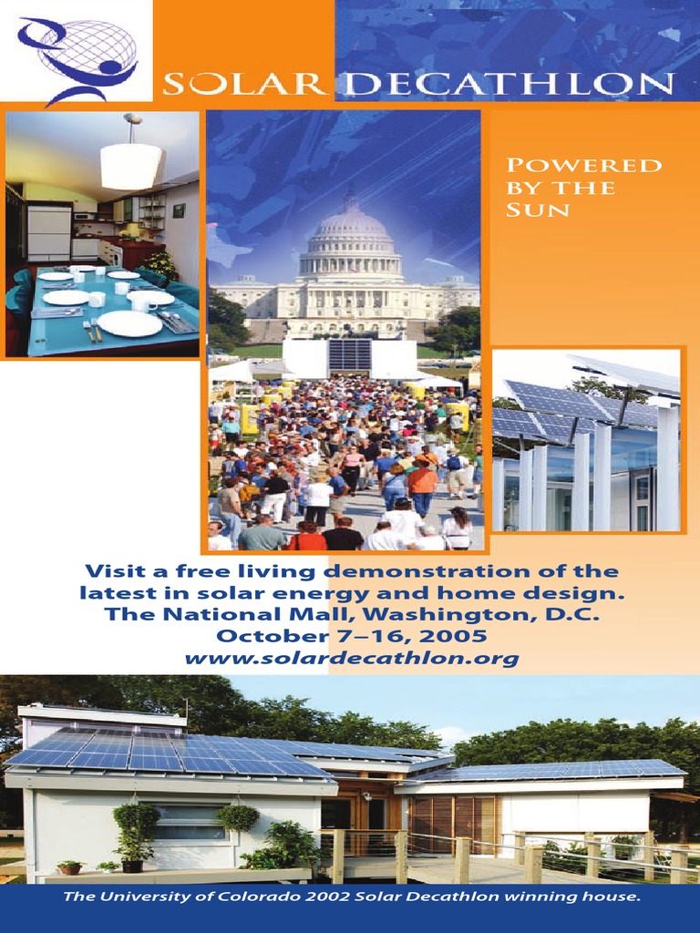 Solar Decathlon 2005 | PDF | Photovoltaics | Solar Energy