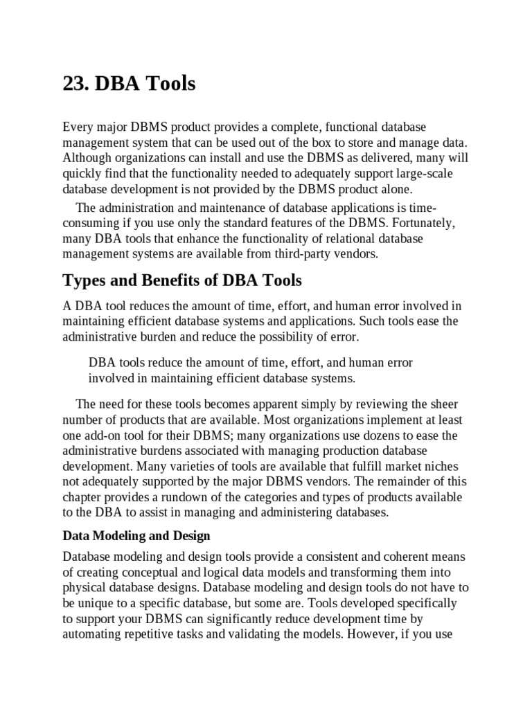 Craig S. Mullins-Database Administration - The Complete Guide To DBA Practices and Procedures ...