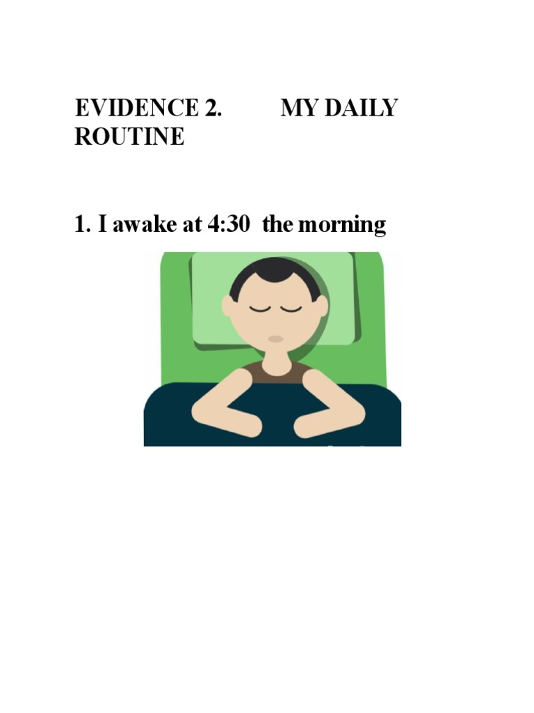 My Daily Routine | PDF