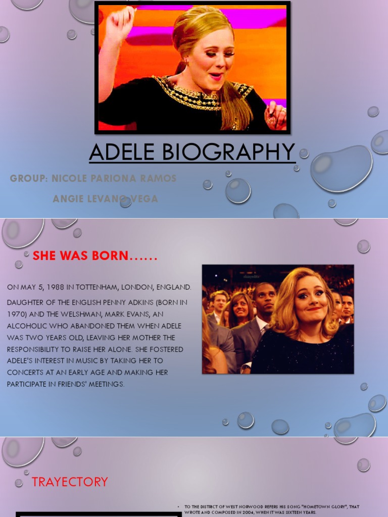 Adele: Biography and Career Highlights | PDF