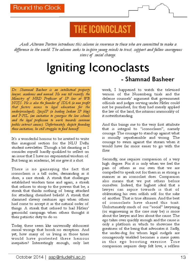 The Iconoclast | PDF