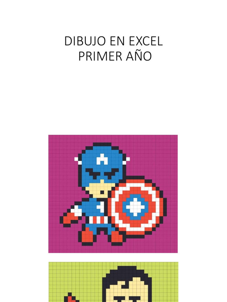 Dibujo en Excel para Primer Año | PDF