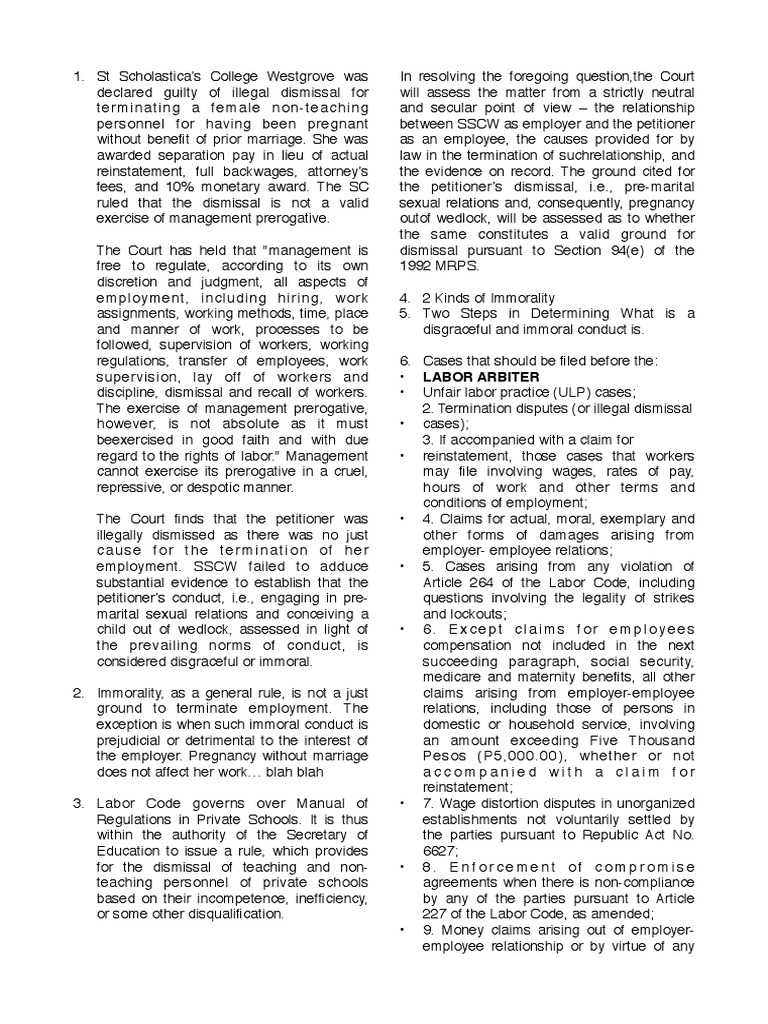 Labor Arbiter | PDF | Labour Law | Employment