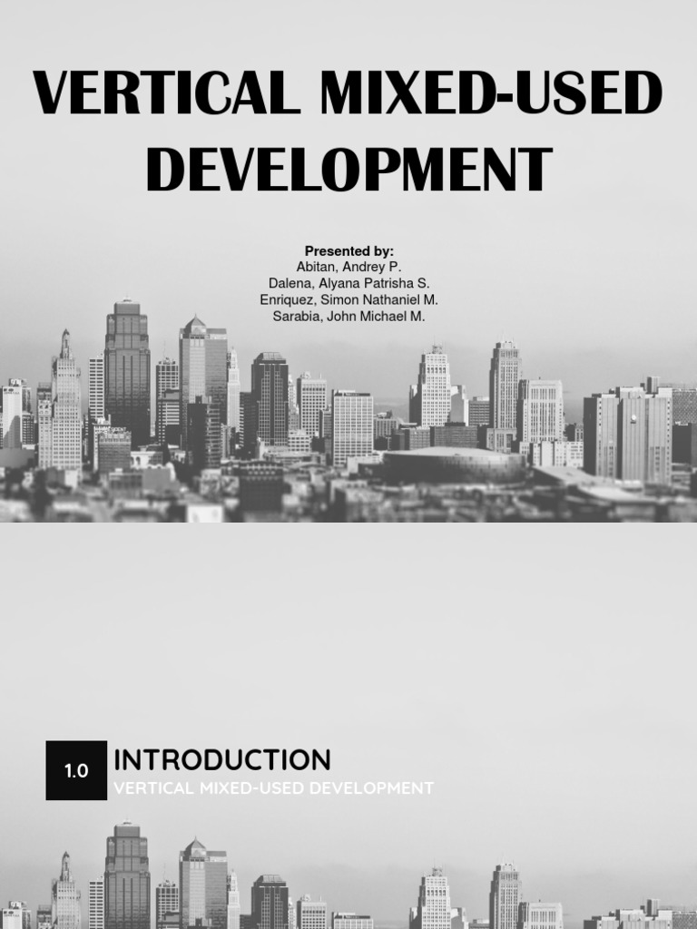 Vertical Mixed-Used Development | PDF | Mixed Use Development | Urban ...
