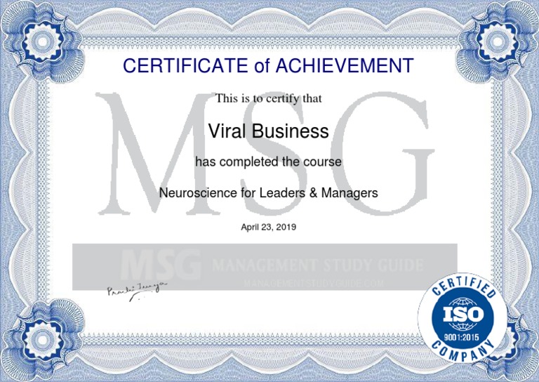 Course Completion Certificate | PDF