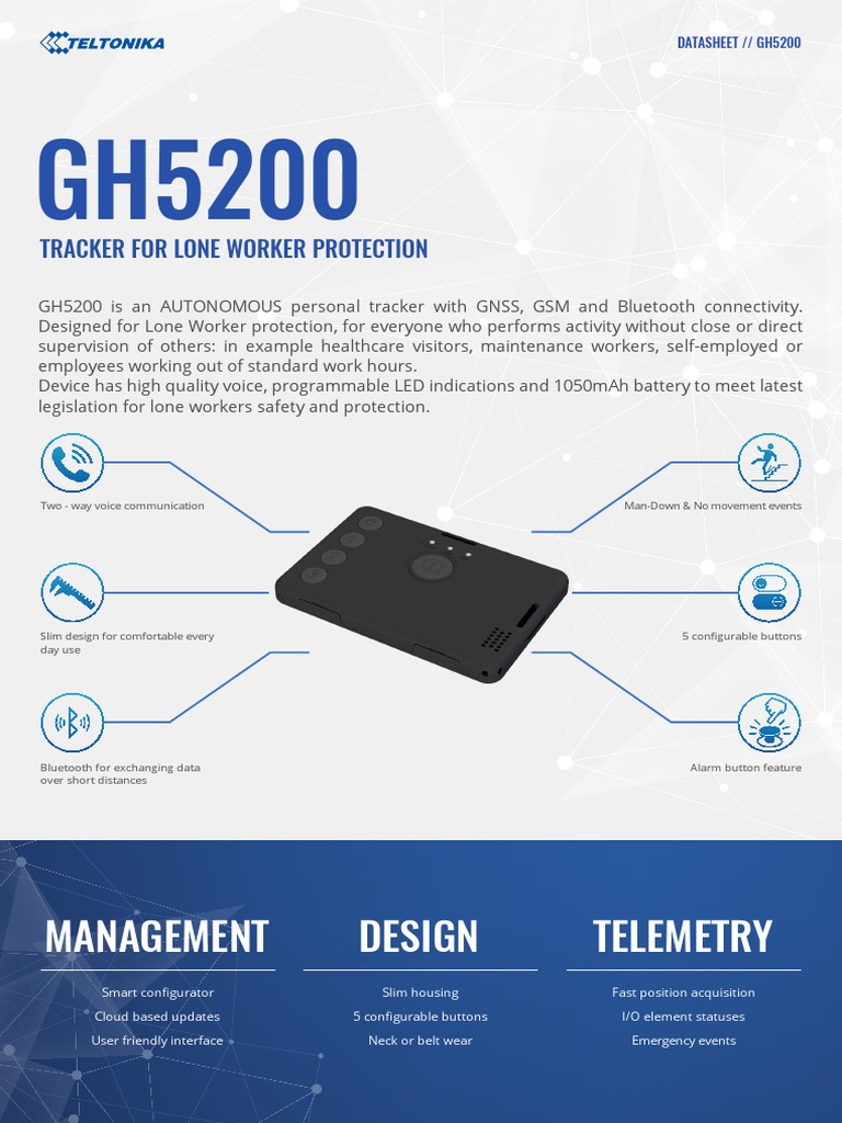 GH5200 Flyer v1.0 | PDF | Bluetooth | General Packet Radio Service