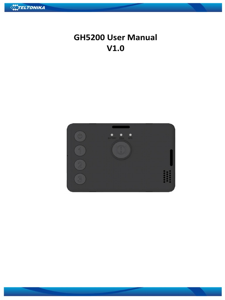 GH5200 User Manual v1.0 | PDF | Internet Protocol Suite | Rechargeable ...