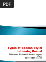 Consultative Speech Style Example Sentence PDF | PDF | Conversation ...