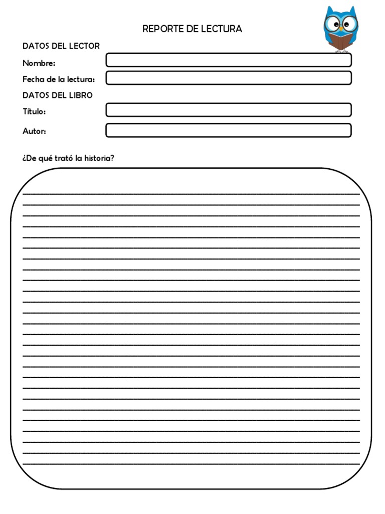 Formato de Reporte de Lectura | PDF