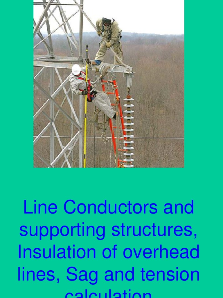 Line Conductors and Supporting Structures Original | PDF | Insulator ...