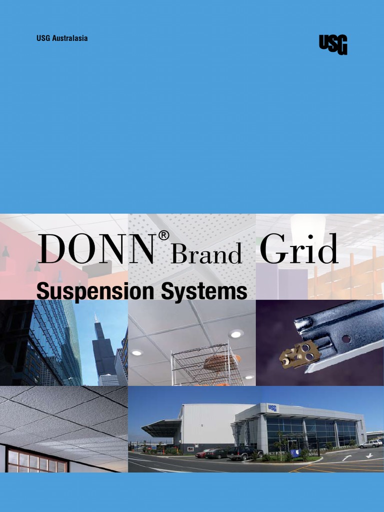 Donn Grid Suspension System | PDF | Ceiling | Paint