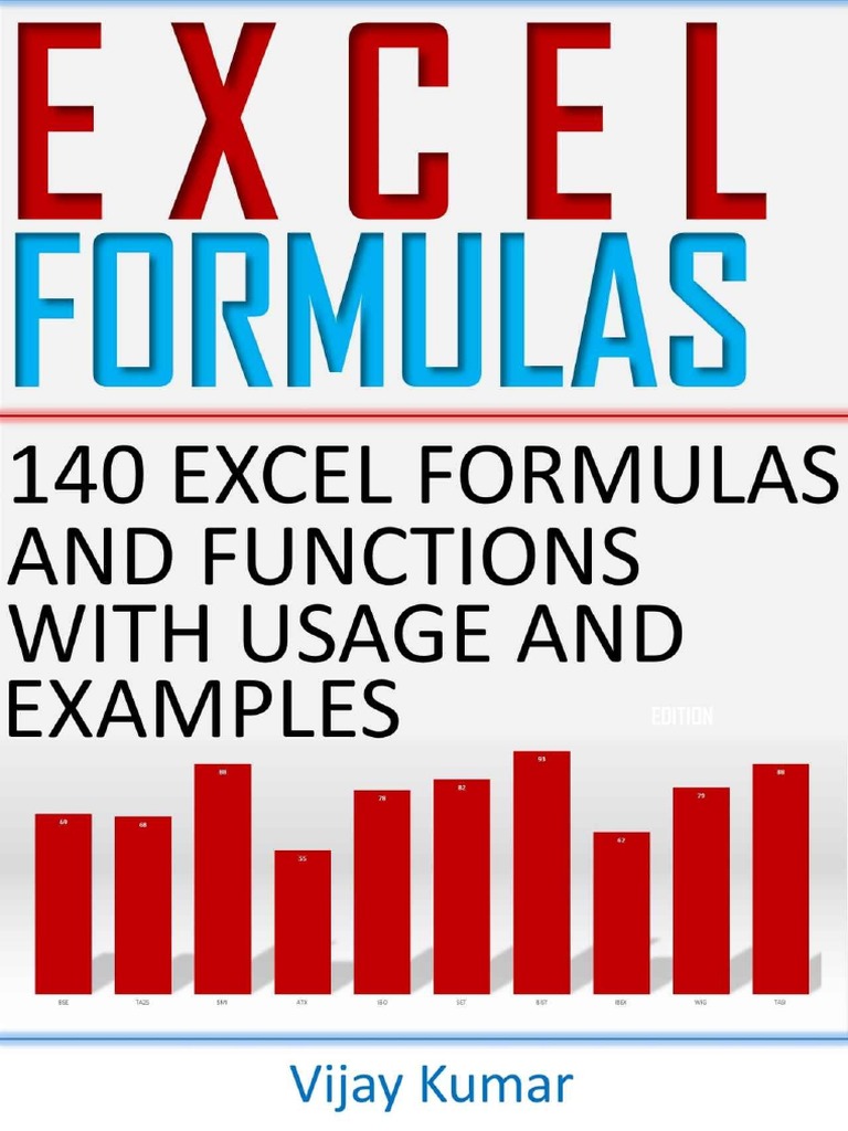 Excel Formulasand Functions | PDF | Workweek And Weekend | Spreadsheet