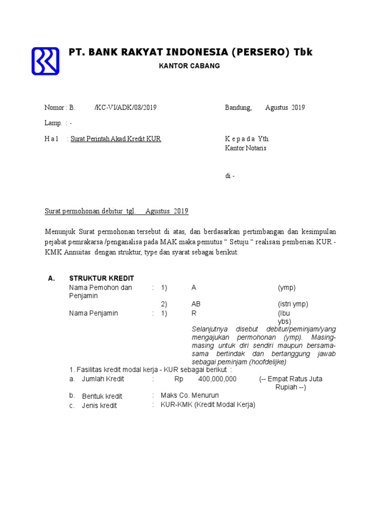 CONTOH Offering Letter | PDF