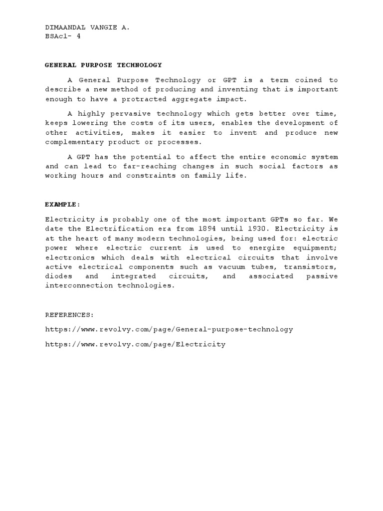 Understanding General Purpose Technology | PDF | Technology & Engineering