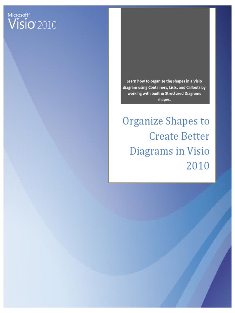 Organizing Shapes Basics | PDF | Menu (Computing) | Information