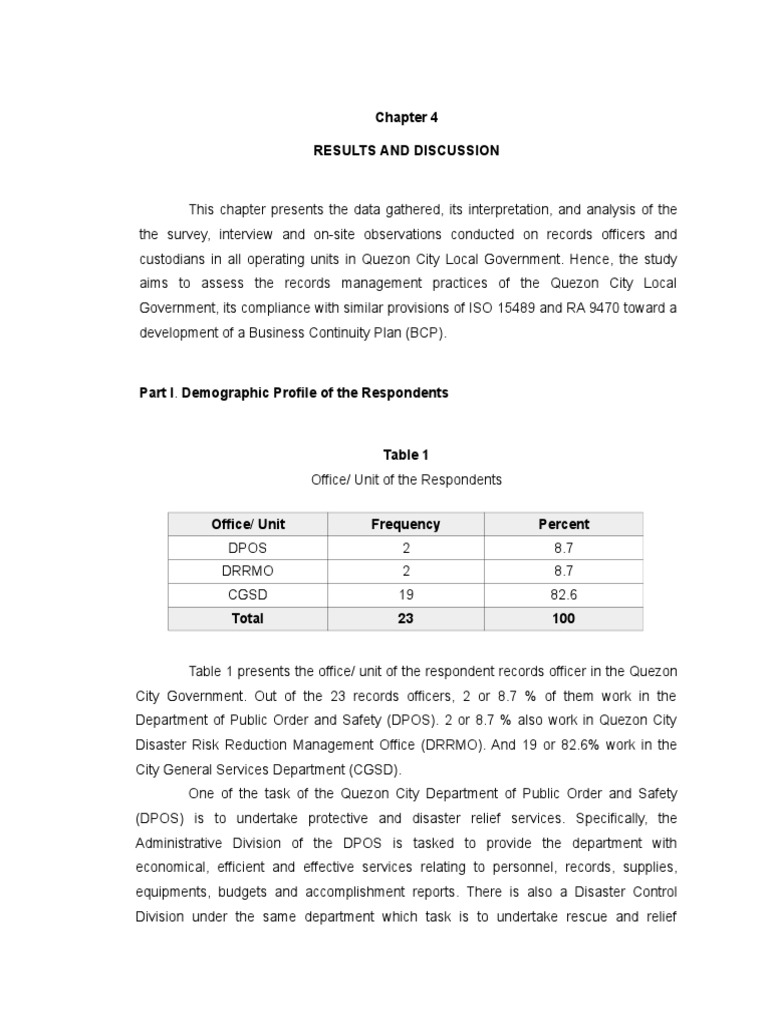 Results and Discussion | PDF | Records Management | Information