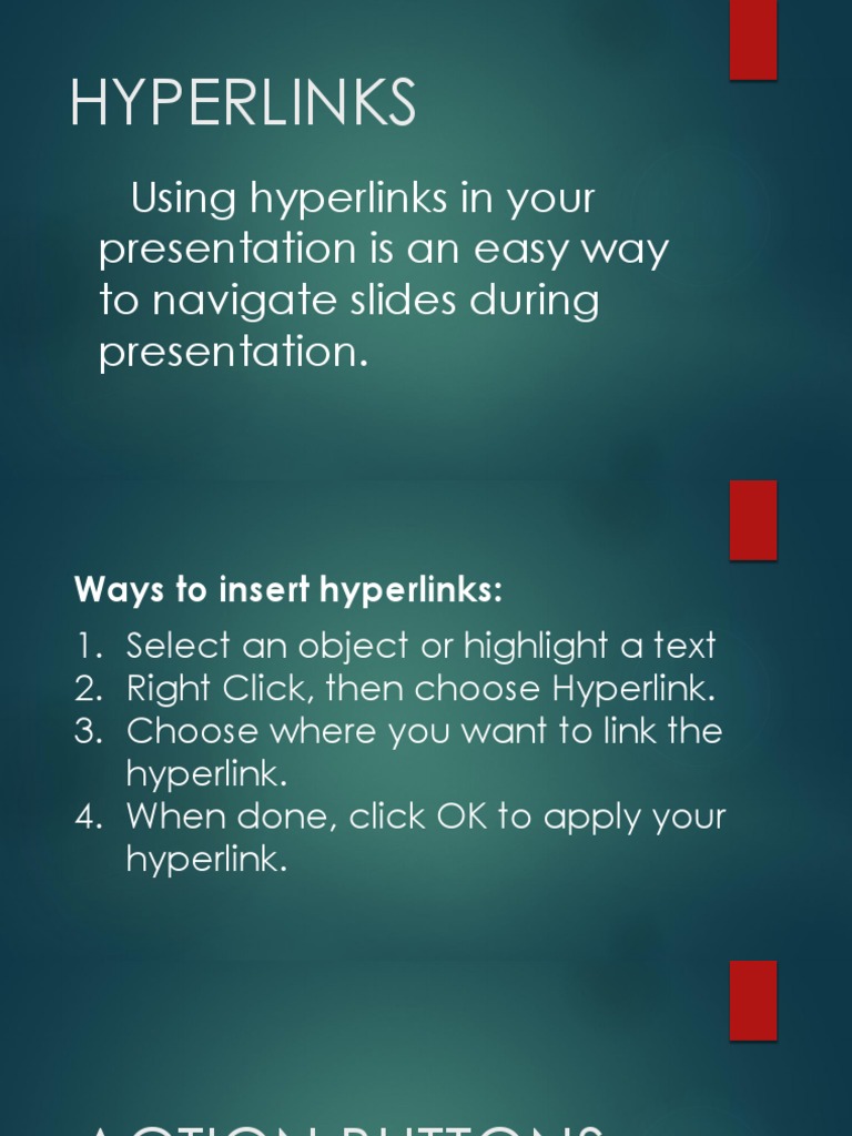 A Guide to Adding Interactive Elements Like Hyperlinks and Action ...