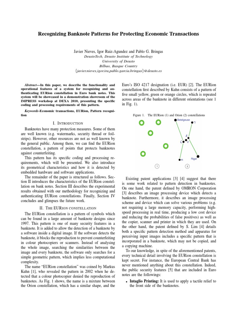 EURion | PDF | Banknote | Photocopier
