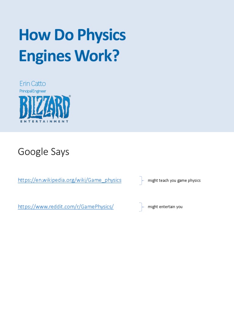 How Do Physics Engines Work | PDF | Force | Physical Quantities