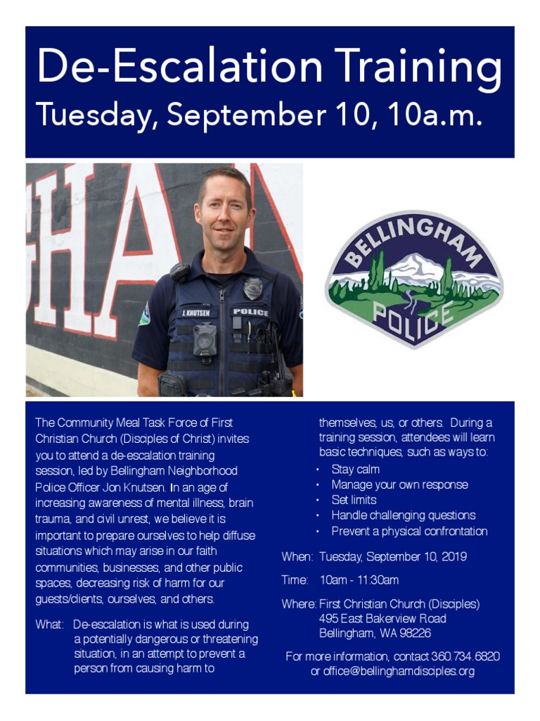 De Escalation Training | PDF