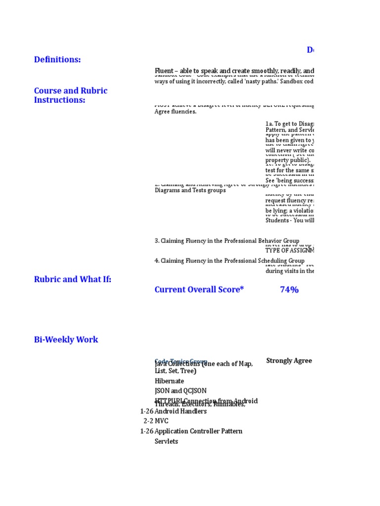 Cit 360 | PDF | Java Servlet | Rubric (Academic)