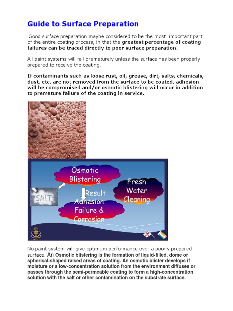 Steel Surface Preparation for Painting | PDF | Rust | Abrasive