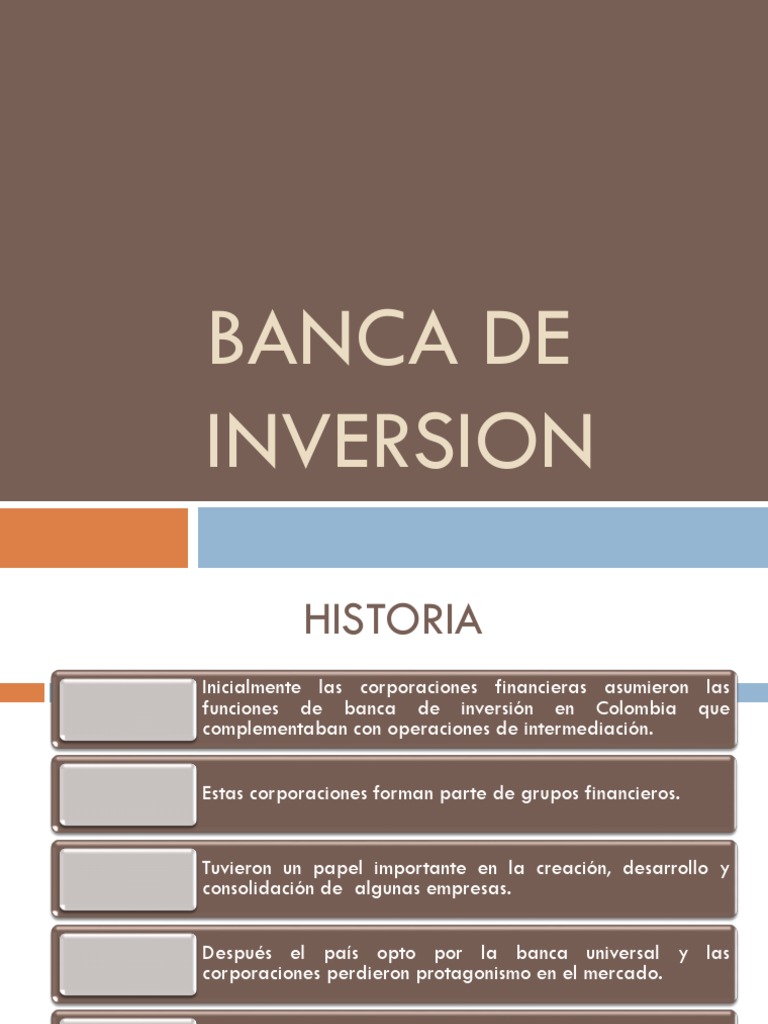 16 Banca de Inversion | PDF | Banca de inversión | Bancos