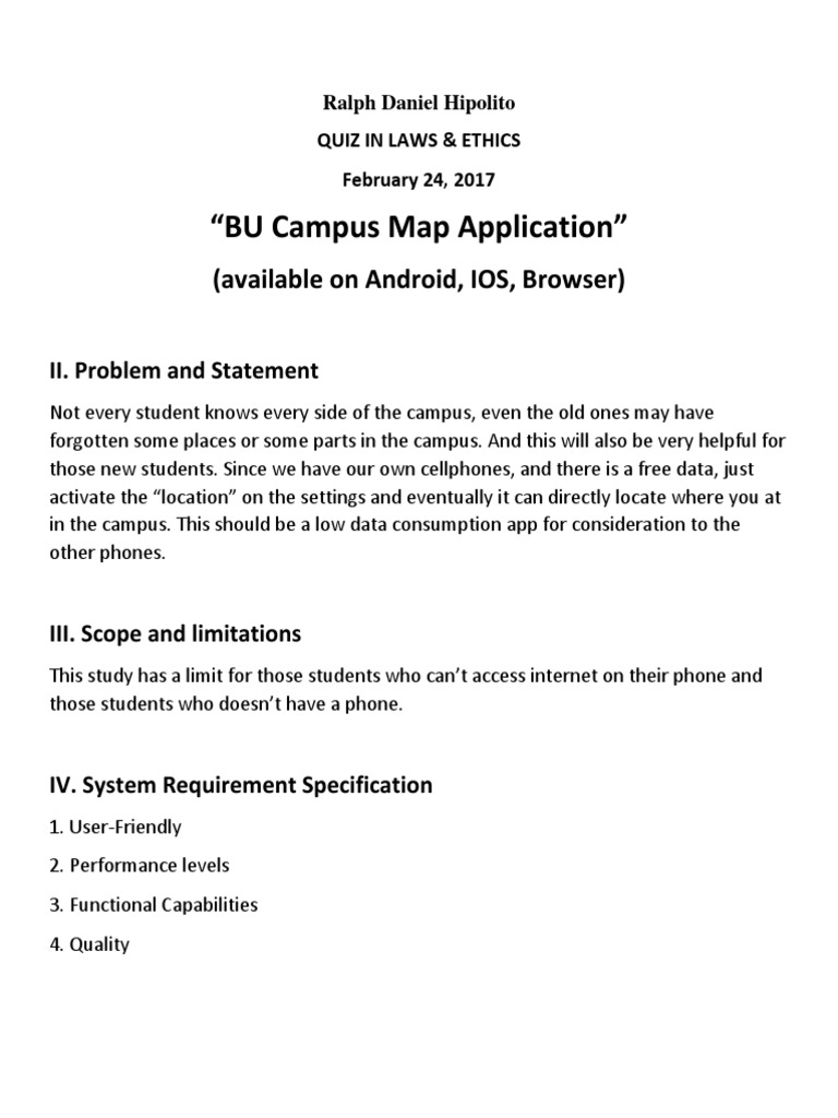 Campus Map App for New Students | PDF | Application Software | Mobile App