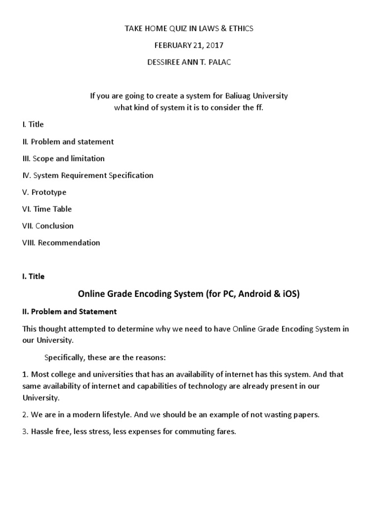 Online Grade Encoding System (For PC, Android & iOS) - Software Idea ...