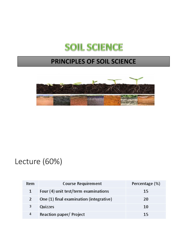 Soil Science | PDF | Ecosystem | Soil