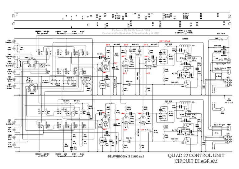Quad 22 Control Unit Schematic | PDF