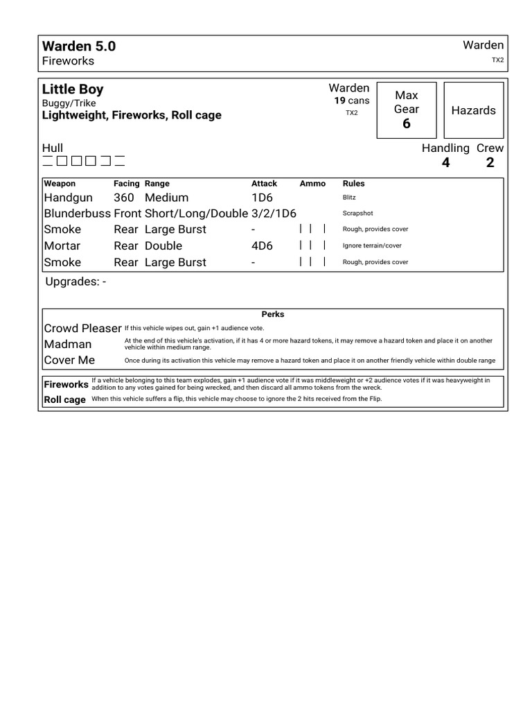 The Warden Team | PDF | Military Technology | Weaponry