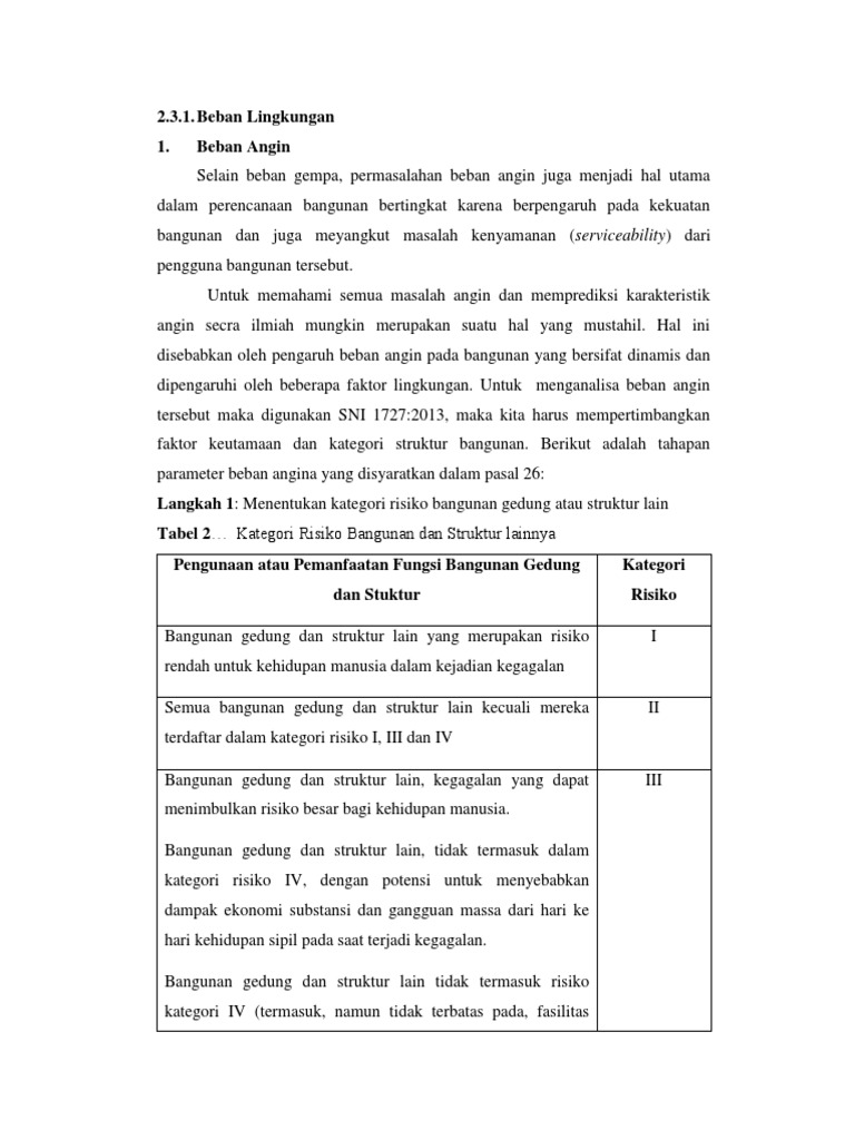 Beban Angin | PDF