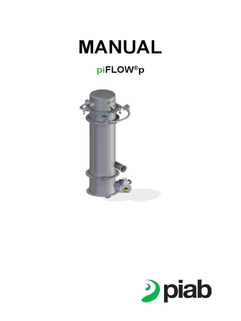 piFLOW® Manual | PDF | Pump | Filtration