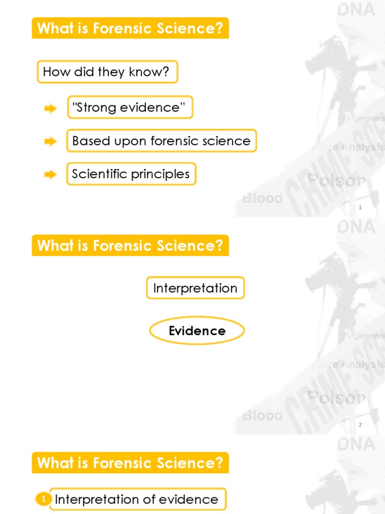 1-2 What Is Forensic Science v3 | Download Free PDF | Forensic Science ...